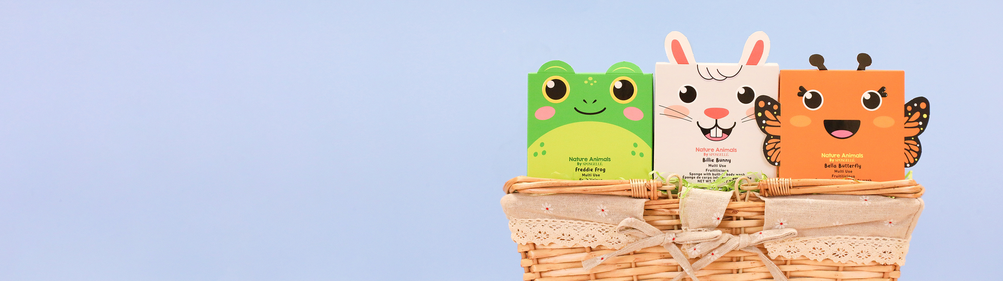 Nature Animals Bath Sponges For Kids – Spongellé