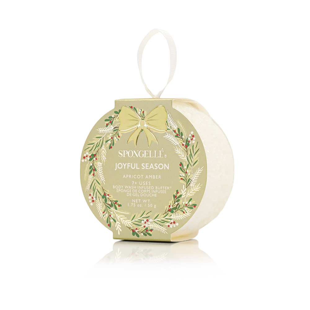 Joyful Season - Apricot Amber | Holiday Wreath – Spongellé